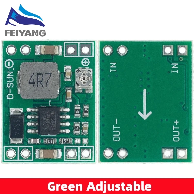 Mp1584en 3a Ultra-small Size Dc-dc Step Down Supply Module Adjustable Power Step-down Descending ...