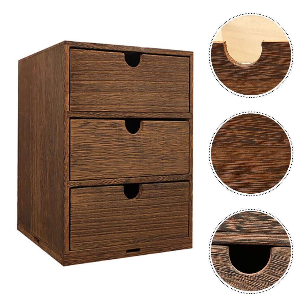 Wooden-Storage-Box-Drawer-Shelf-Multi-layer-Organizer-Desk-Drawers ...