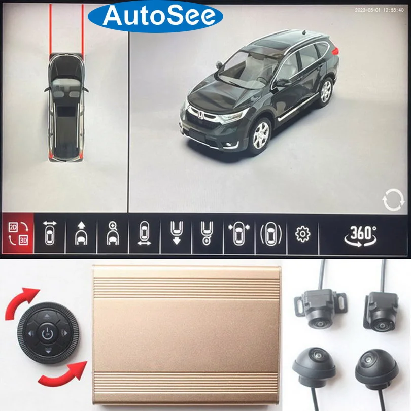 for-Honda-HRV-HR-V-car-360-degree-camera-birds-eye-3D-Panoramic-view ...