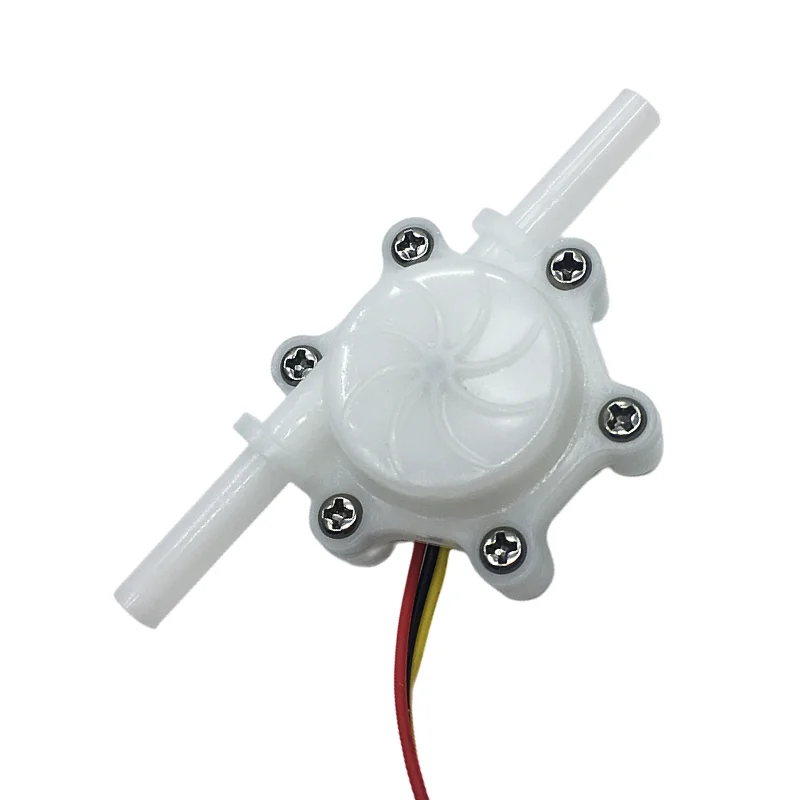 6mm Quick Fit Fda Plastic Turbine Hall Water Flow Sensor Meter - Flow ...