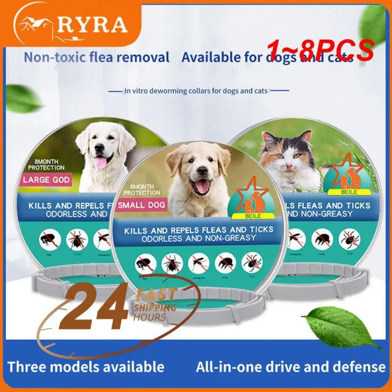 1-8PCS-Extendable-Pet-Flea-Collar-Antiparasitic-Necklace-Personalized ...