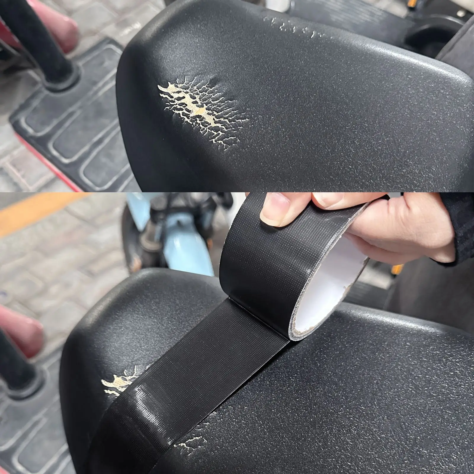 Black Leather Repair Tape Waterproof Self-Adhesive Patch Multi-Purpose ...