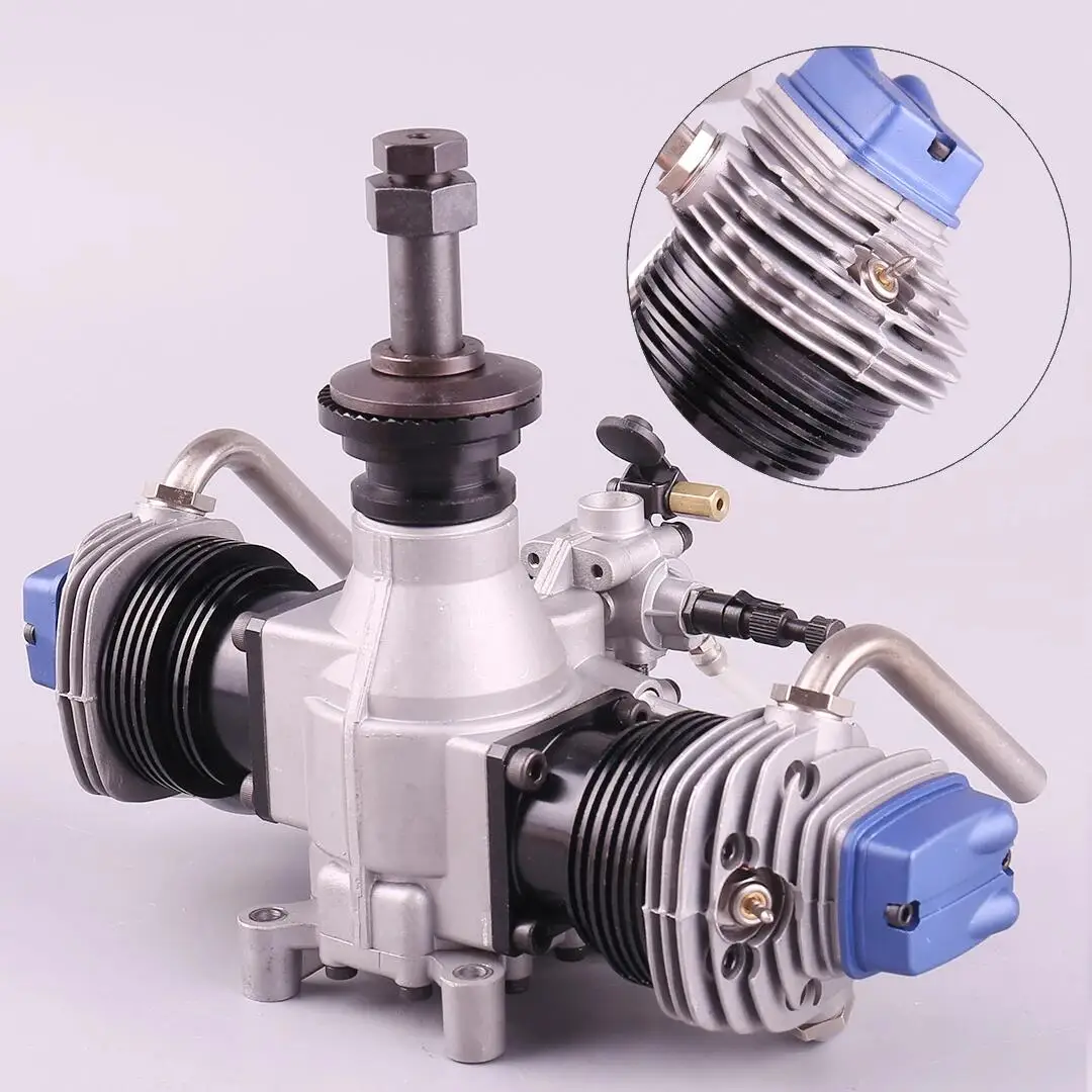 ASP FT160AR Twin Cylinder Methanol Engine Four Stroke 20CC Model Oil ...