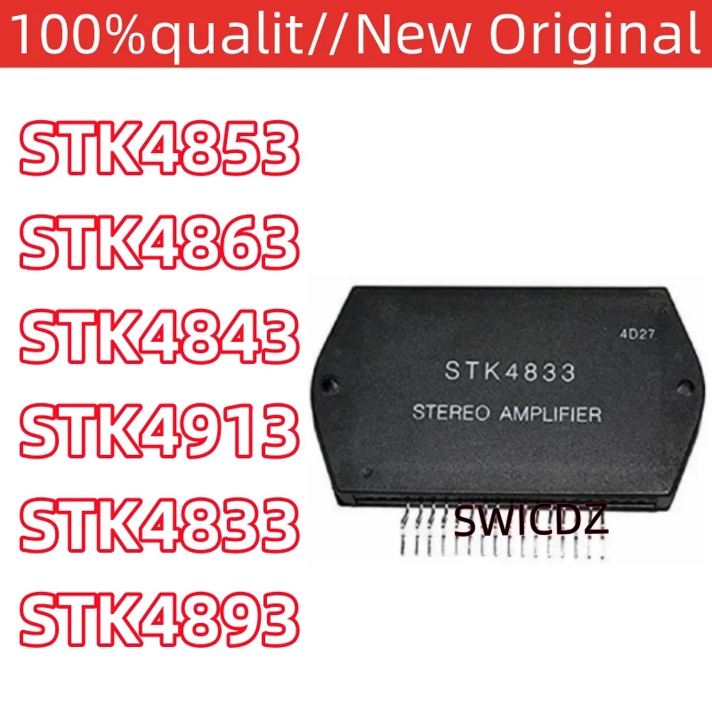 Módulo amplificador de potencia STK4893, STK4853, STK4863, STK4843, STK4913, STK4833, original ...