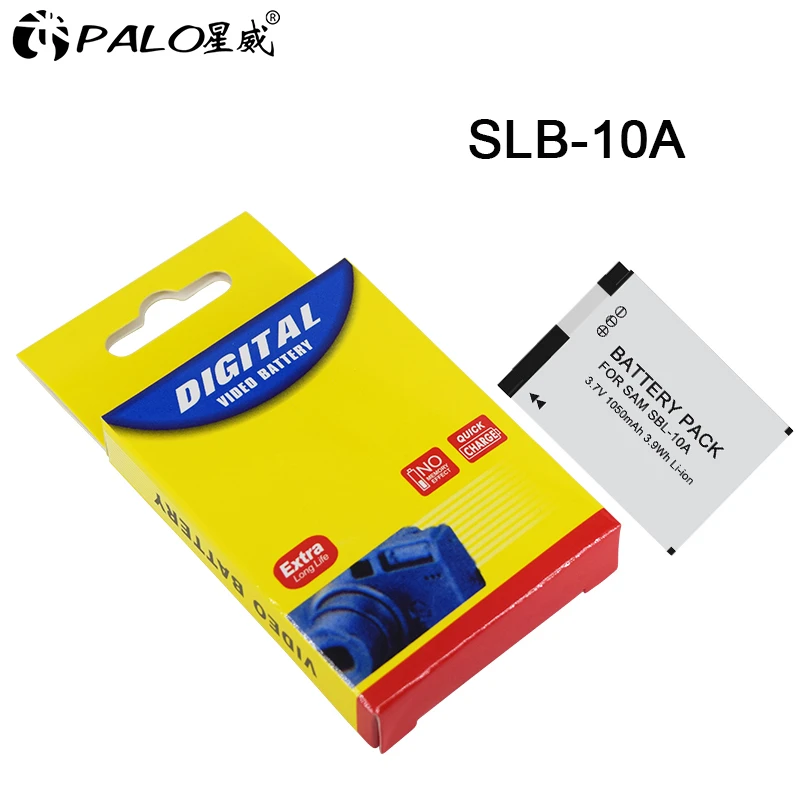 PALO SLB 10Aแบตเตอรี่SLB 10Aกล้องแบตเตอรี่สำหรับSamsung PL50 PL60 PL65 ...