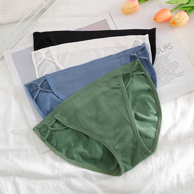 Seamless Women's Panties Breathable Female Lingerie Breathable Briefs ...
