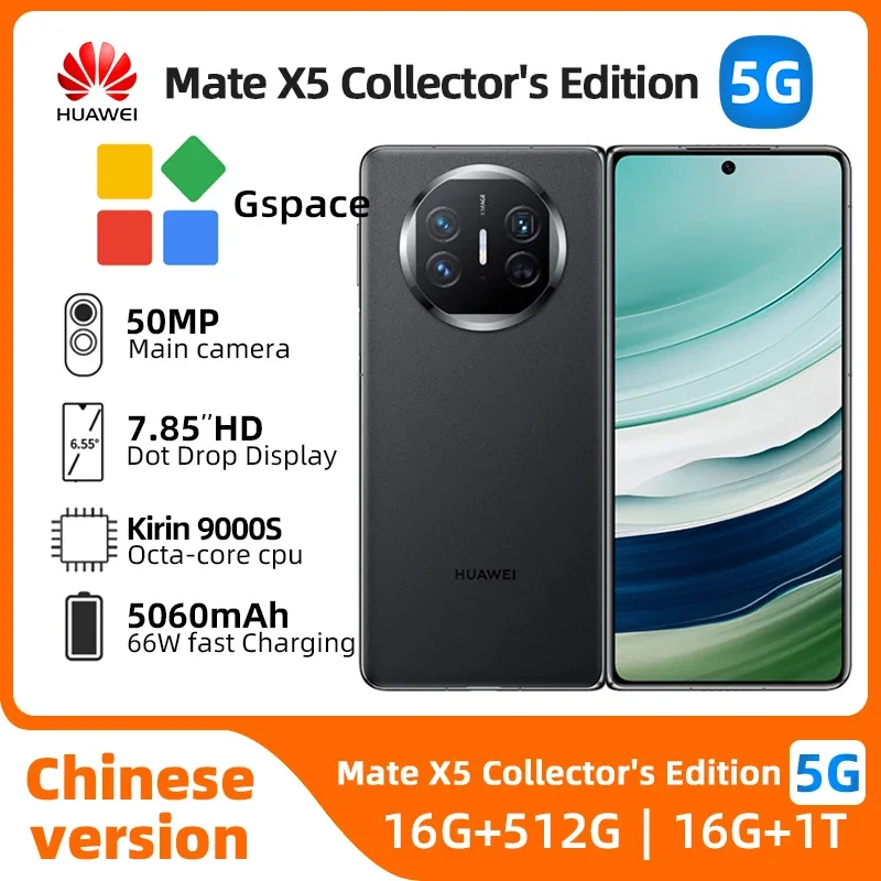 HUAWEI-tel-fono-inteligente-MateX5-edici-n-coleccionable-5g-Kirin-9000s-pantalla-de-7-85 ...
