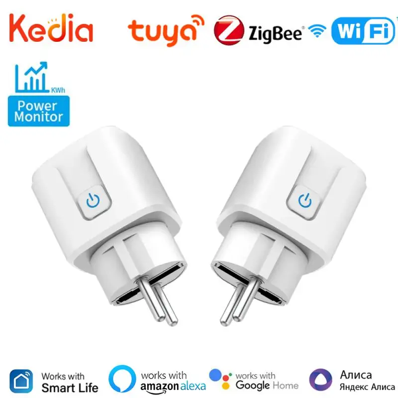 Tuya-Zigbee-WiFi-Smart-Plug-16-20A-EU-Smart-Socket-with-Power-Monitor ...