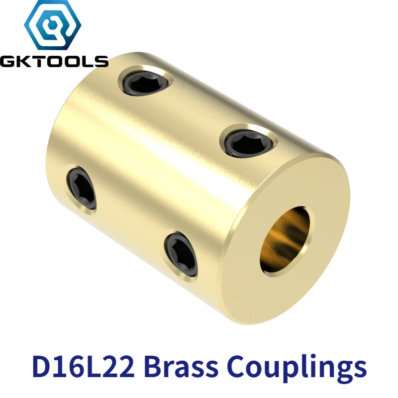 GKTOOLS D16L22 5/6/7/8/10mm Brass Shaft Motor Rigid Couplings RC ...