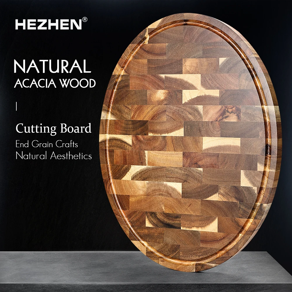 HEZHEN-Cutting-Board-Kitchen-Accessories-Premium-Acacia-Wood-Splicing ...