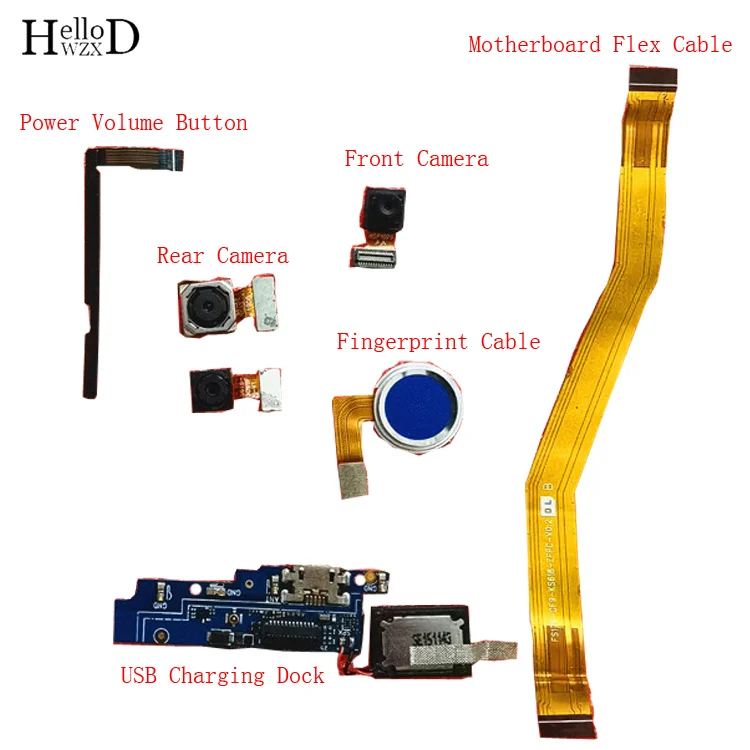 For Hisense V5 HLT221E Fingerping Cable Camera Power Volume Button ...