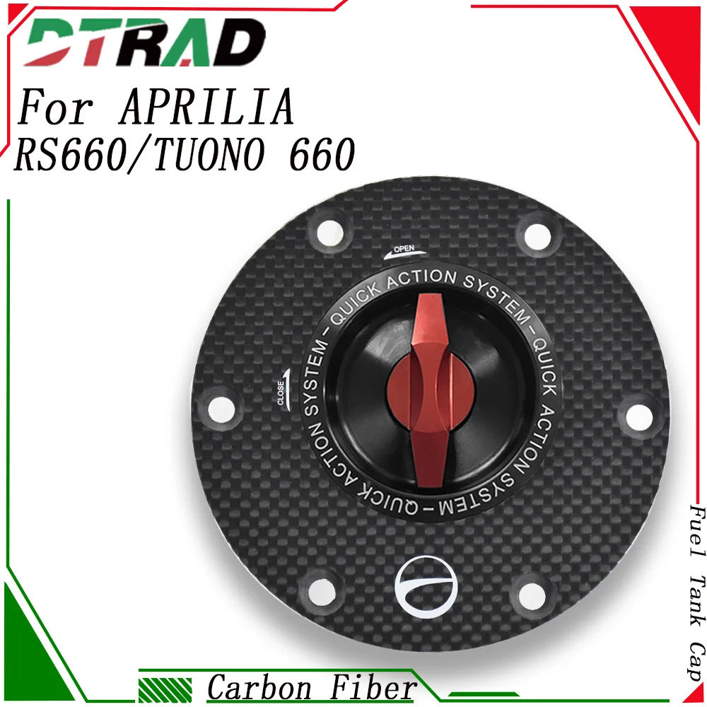 For APRILIA RS 660 /TUONO 660 2020-2026 Carbon Fiber Quick Release Fuel ...
