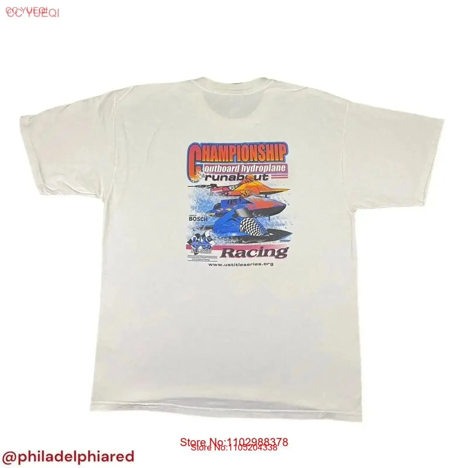Vintage Y2K 2000 s Hydroplane Boat Racing T shirt XL vintage Washed ...