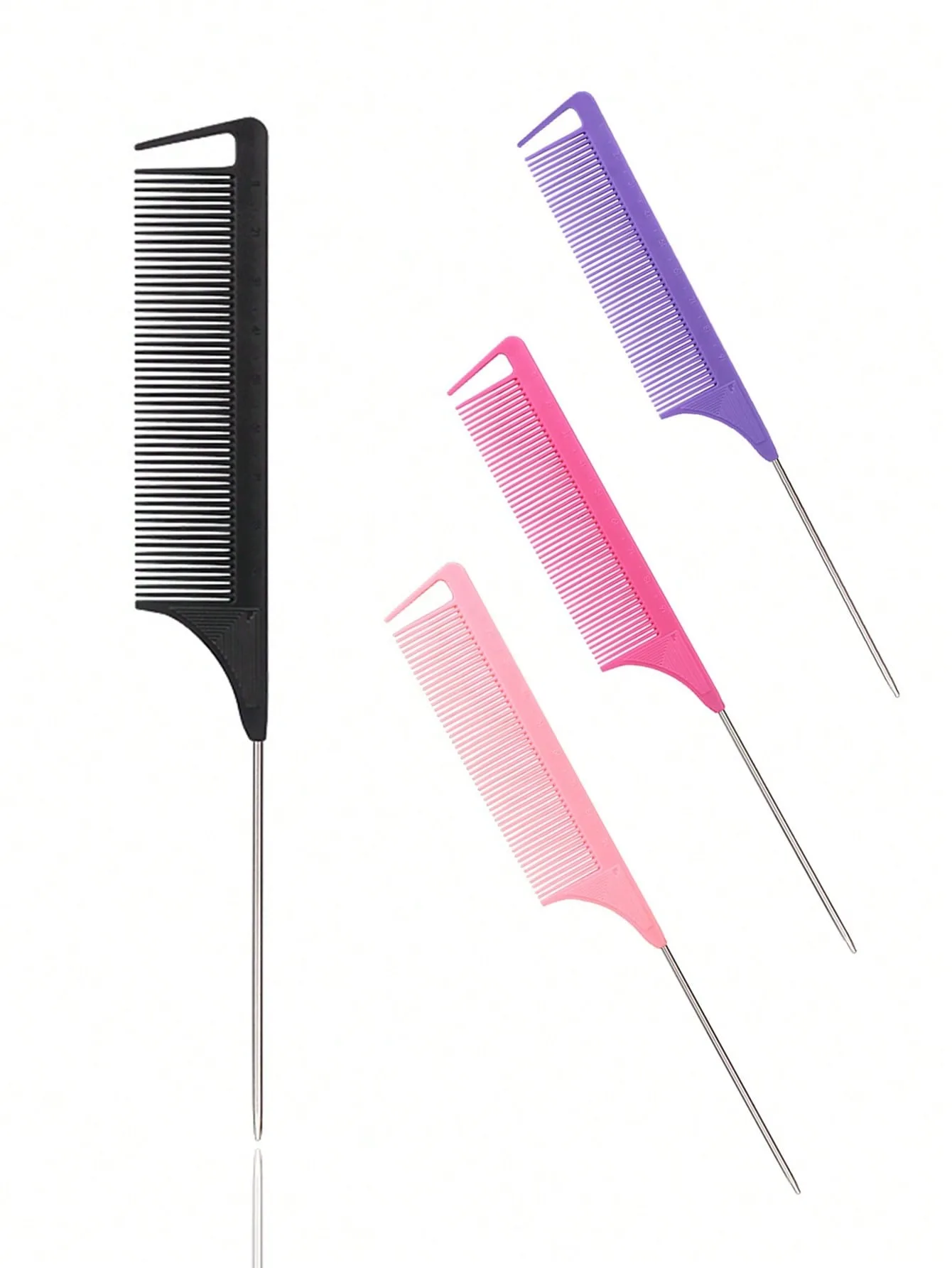 1pcs-stainless-steel-pointed-tail-hair-comb-professional-hair-comb-hair ...