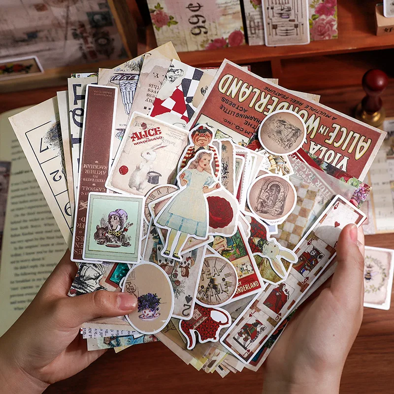 90-Buah-Stiker-Scrapbooking-Jurnal-Sampah-Estetika-Kawaii-Buku-Harian ...