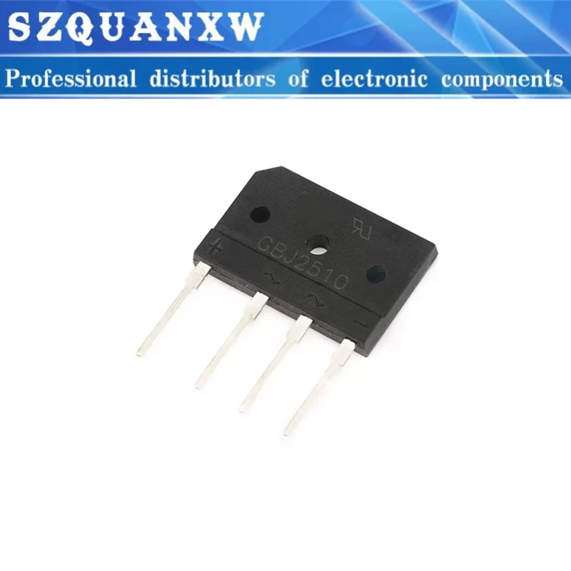 5pcs GBJ2510 2510 ZIP Bridge Rectifiers 1000V 25A new original ...