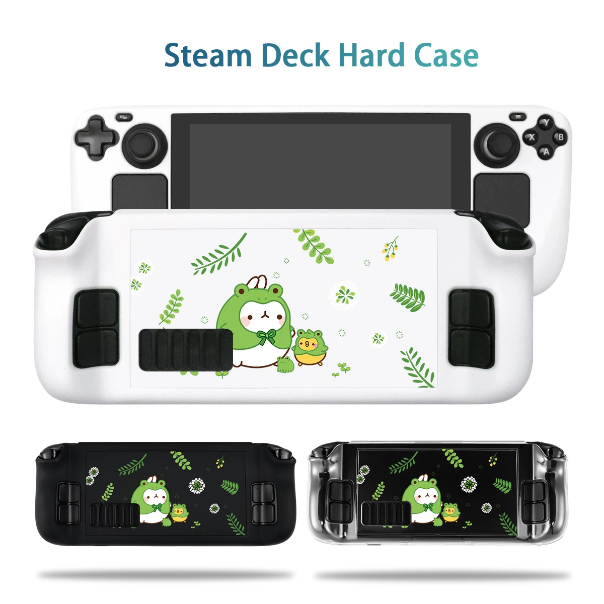 Steam-Deck-Case-Console-Kawaii-Cute-Frog-Cover-Hard-PC-Protective-Anti ...
