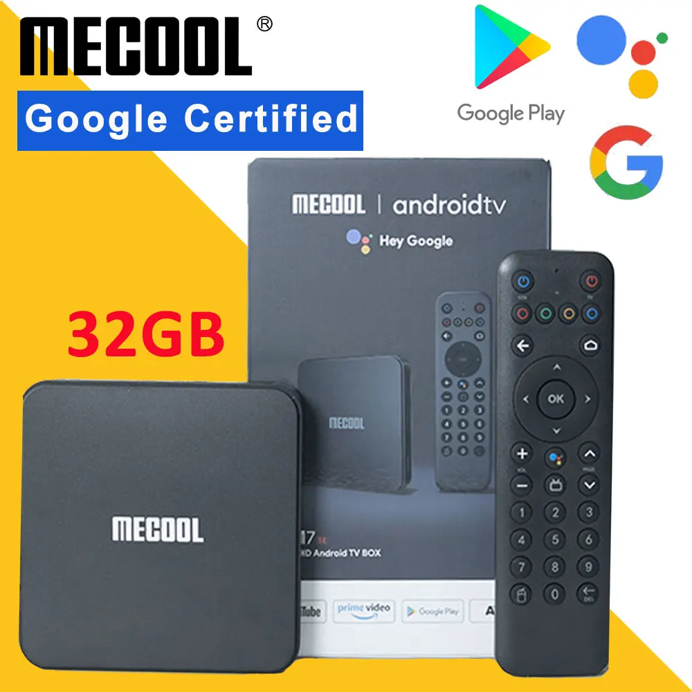 MECOOL-KM7-SE-2GB-32GB-Android-TV-BOX-Amlogic-AV1-Google-Certified-Chromecast-Hebrew-Portuguese ...