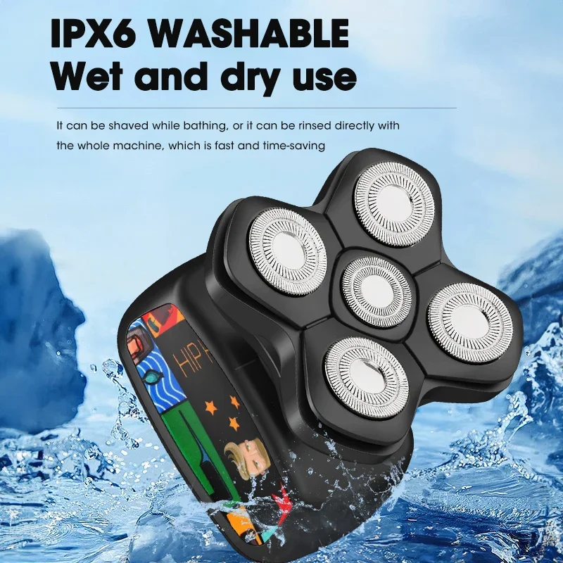 2024-New-RESUXI-Jk-1368-Graffiti-Men-s-Electric-Shaver-Magnetic-Head ...