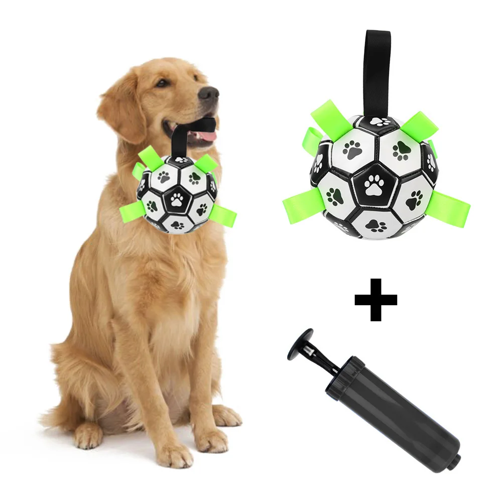 Puppy-Outdoor-Training-Soccer-15cm-Dog-Bite-Chew-Balls-Interactive-Pet ...