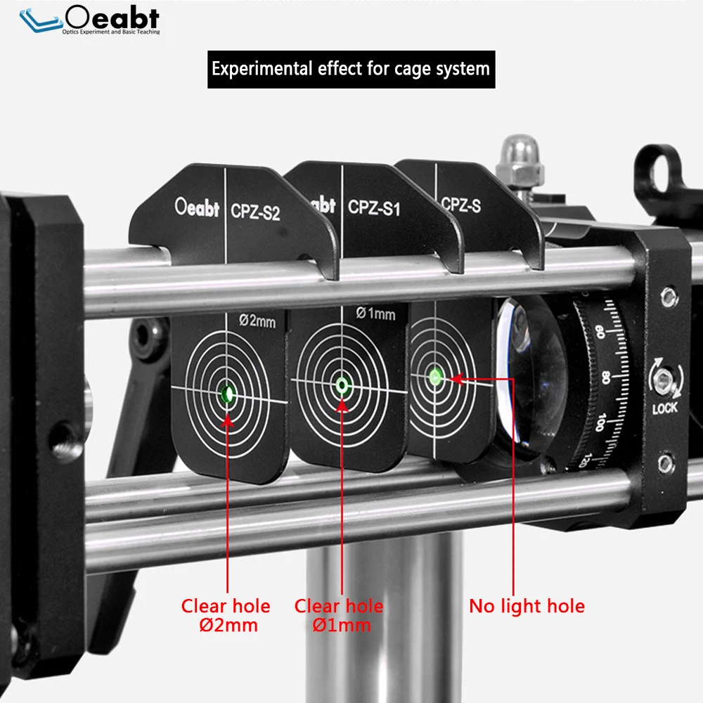 CPZ-S/CPZ2-S Series Cage Alignment Plate Laser Alignment Target 30mm ...