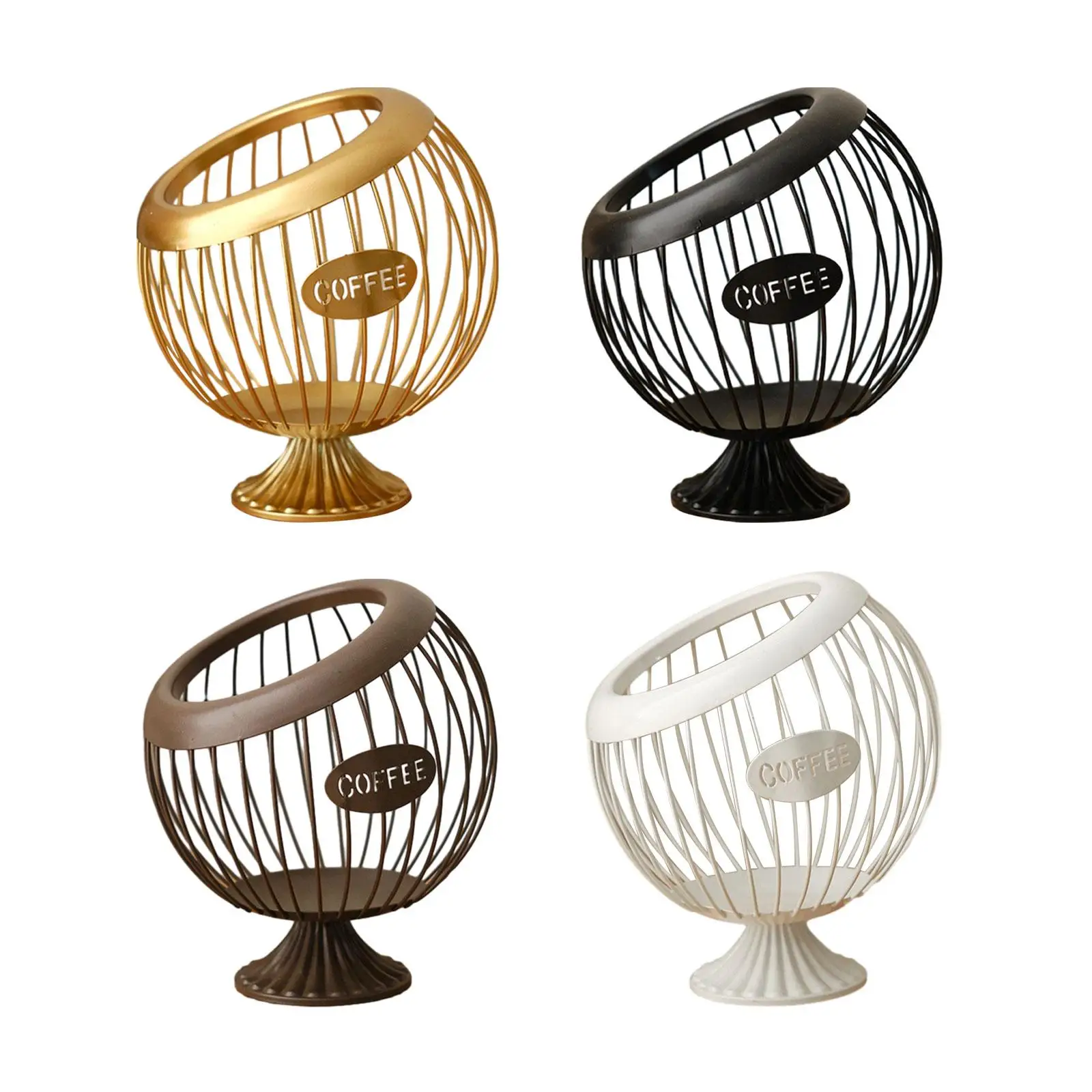 Gold Keurig Coffee Machine Barista & Co Pod Cage Coffee Capsule Holder ...