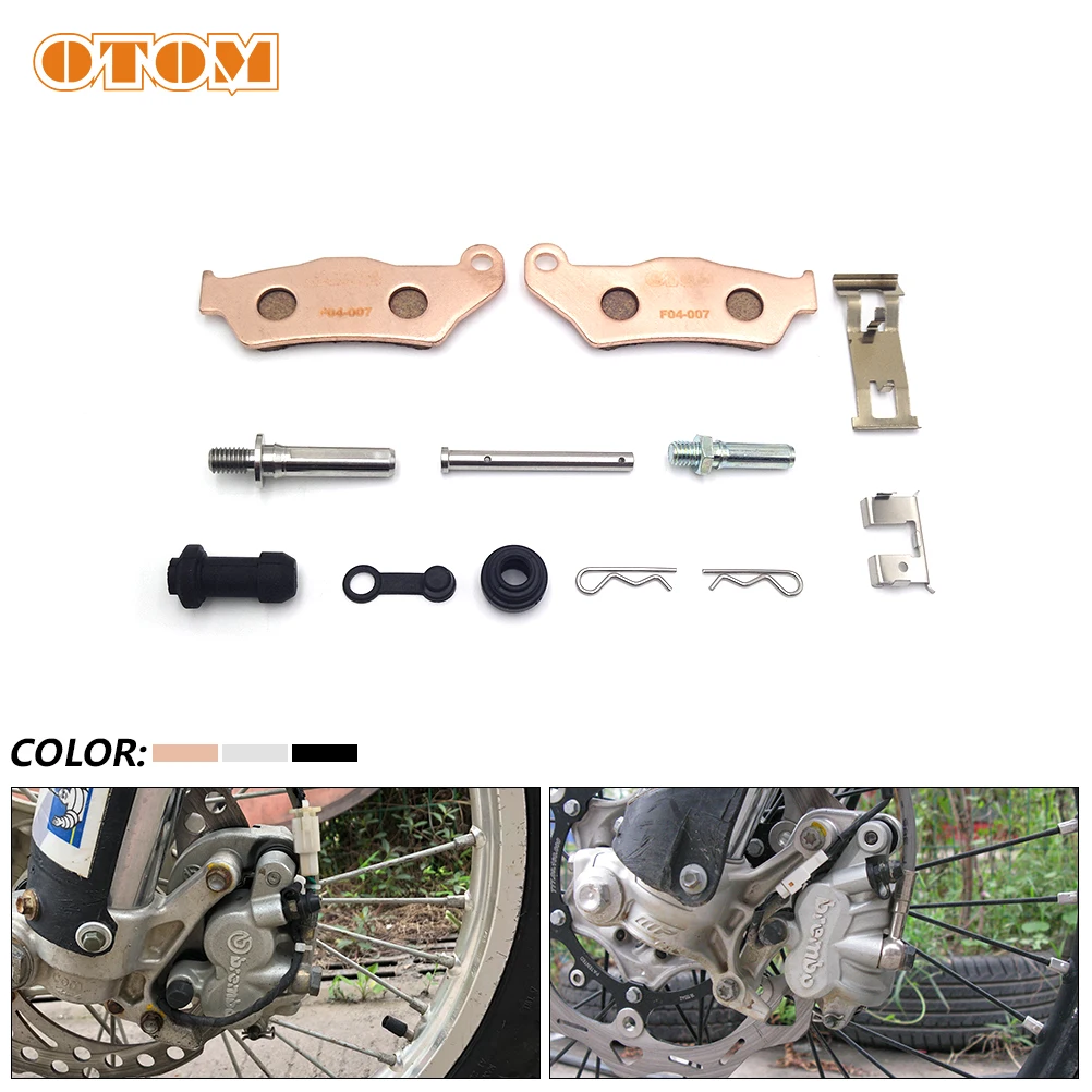 Motocicleta-Front-Brake-Pump-Caliper-Repair-Kit-Brake-Pads-Spring-Sheet ...