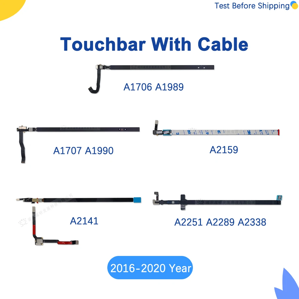 Original A1706 A1707 A2338 Touchbar With Cable for Macbook Pro Retina13 ...