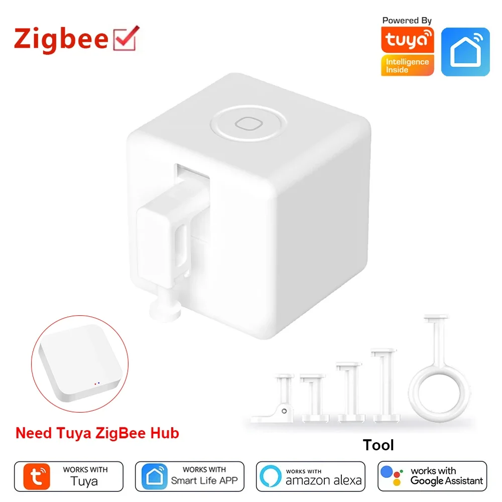 Tuya Zigbee Smart Fingerbot Plus Switch Button Pusher Touch Smart Life ...