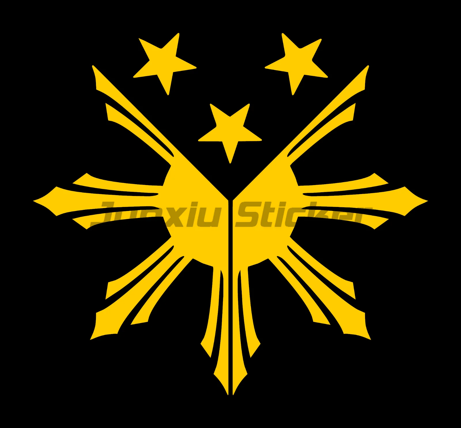 Philippine Flag Sun And Stars