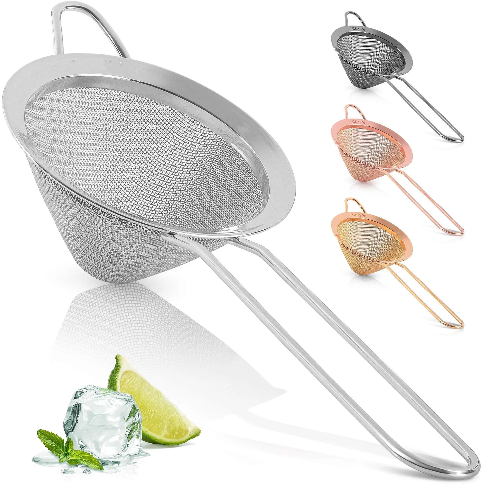 304 Stainless Steel Small Conical Cone Mesh Straine for Cocktail Coffee ...