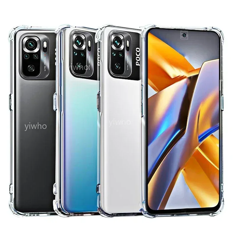 Funda-transparente-suave-para-tel-fono-Xiaomi-Poco-M5s-cubierta-de ...