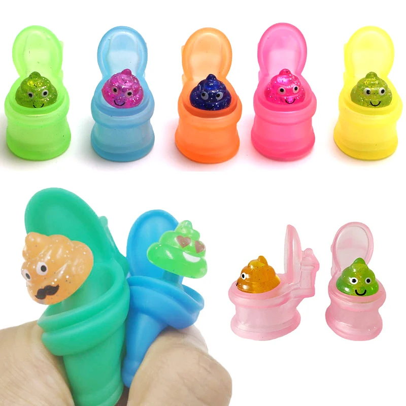 Funny Squeeze Toilet Poop Trick Novelty Toys Kids Carry Around Pranks ...