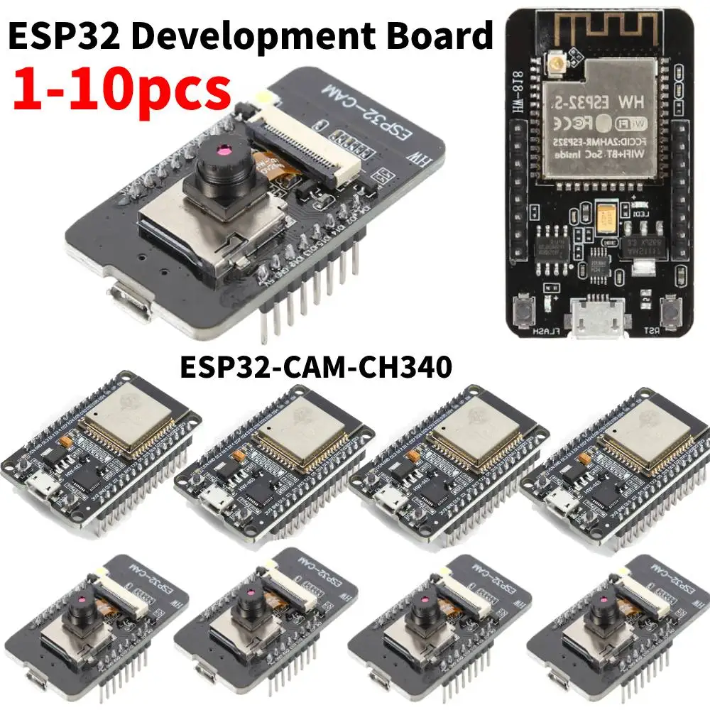 Placa de desarrollo ESP32 de 1 10 piezas, WiFi + Bluetooth, ESP32 CAM ...