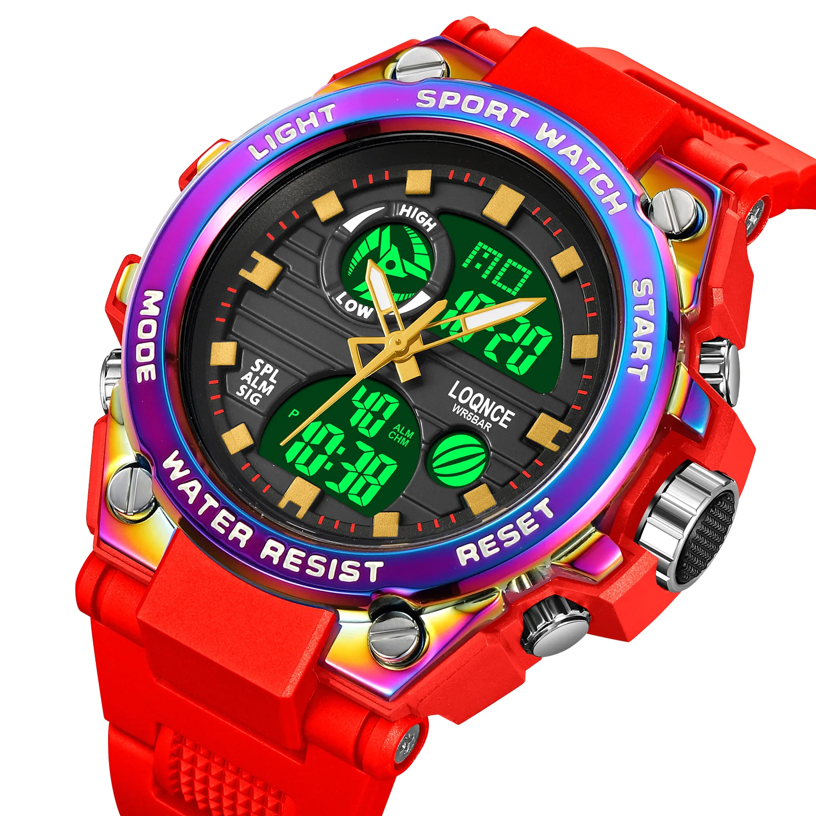 New-LOQNCE-Watch-98002-High-Quality-Analog-Digital-Movement-Men-s-Watch ...