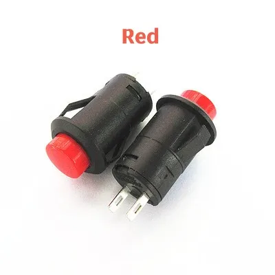 6pcs Self-Lock /Momentary Pushbutton Switches DS427 DS428 12mm OFF- ON ...