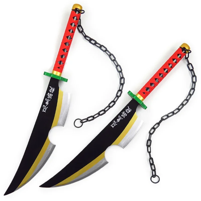 Cosplay-Demon-Slayer-Kimetsu-No-Yaiba-Tengen-Uzui-Twin-Swords-weapon ...