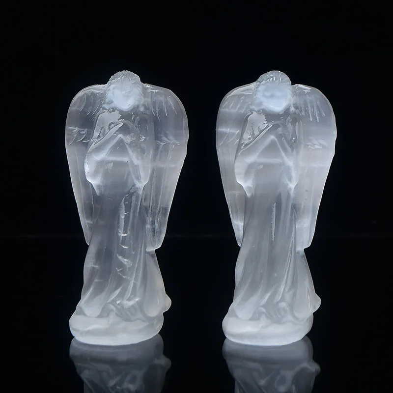 1pc Natural White Selenite Loveliness Statue Craft Decor Selenite ...
