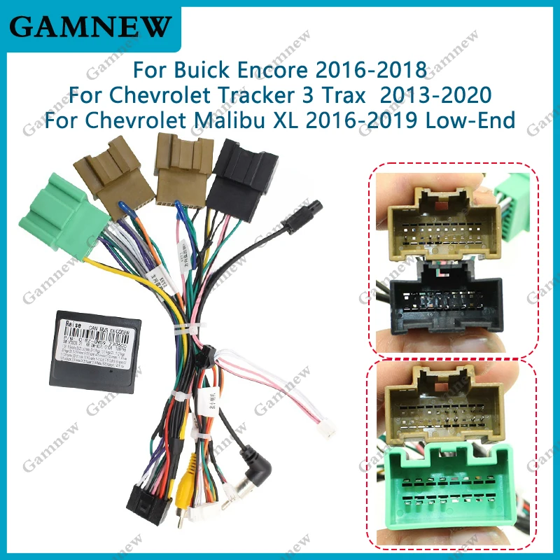 Car-Wiring-Harness-Adapter-Canbus-Box-Decoder-Power-Cable-For-Buick ...