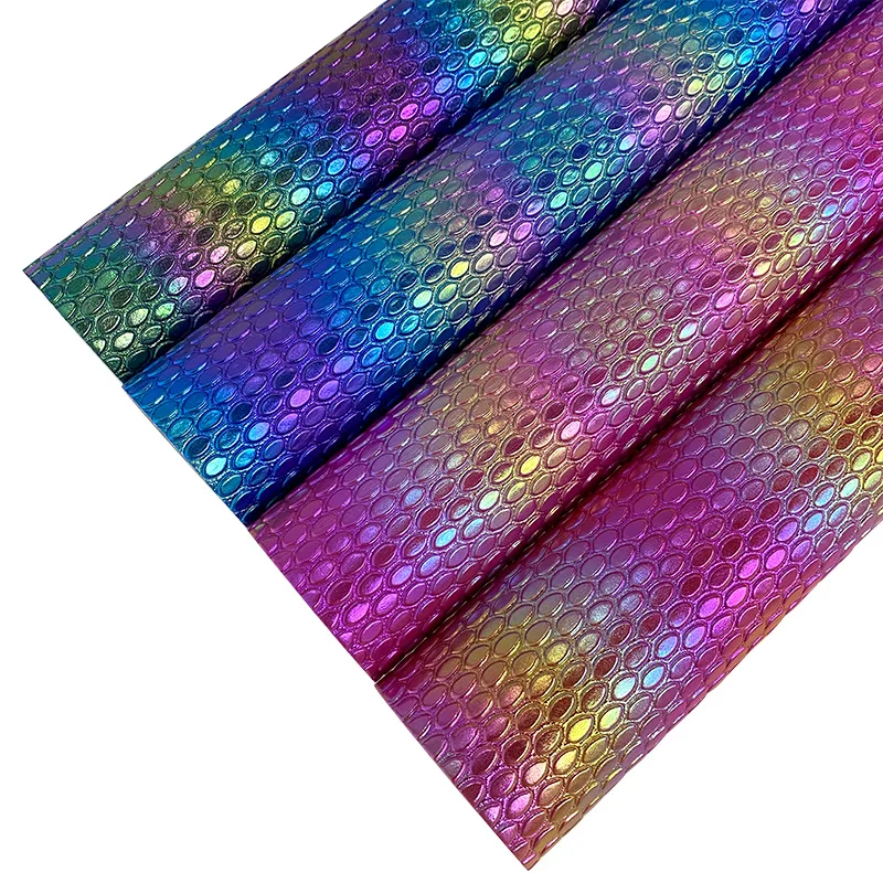 New-Product-Dot-Stone-Embossed-PU-Reflective-Vinyl-Faux-Leather-Fabric ...