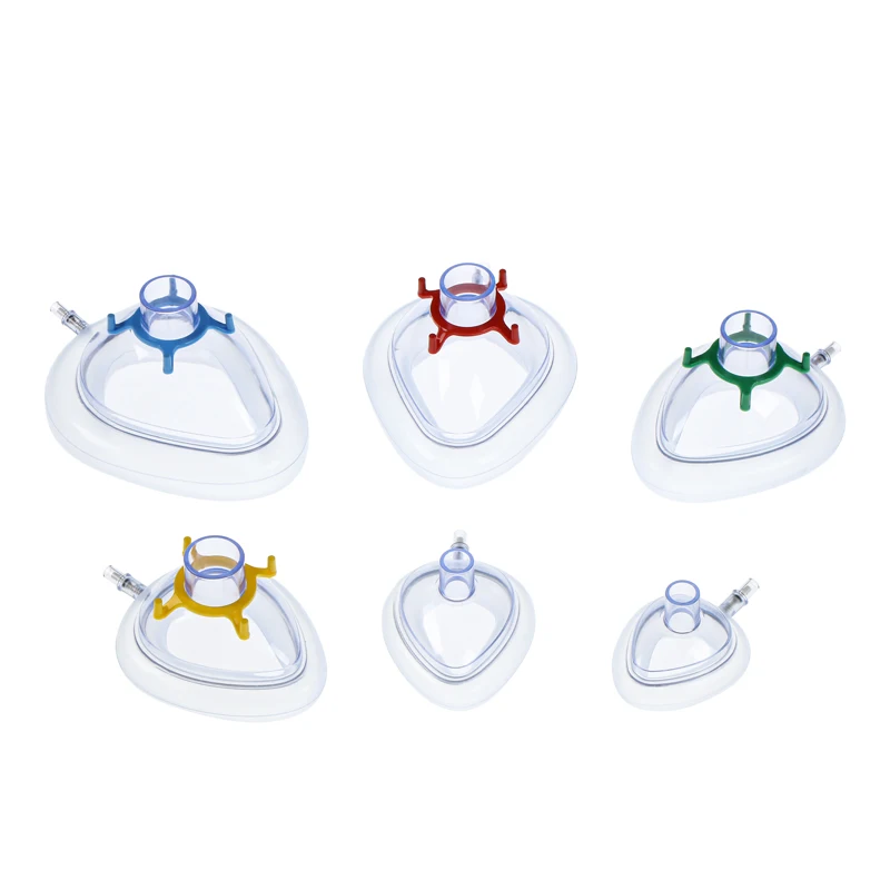 Canack Medical PVC Anesthesia Mask Disposable PVC Resuscitate Face ...