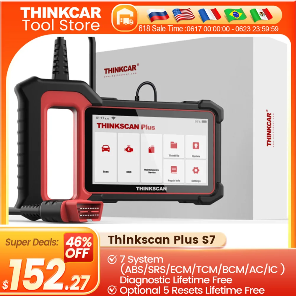 Thinkscan-Plus-S7-OBD2-Scanner-Car-Diagnostic-Scanner-for-Engine-ABS ...