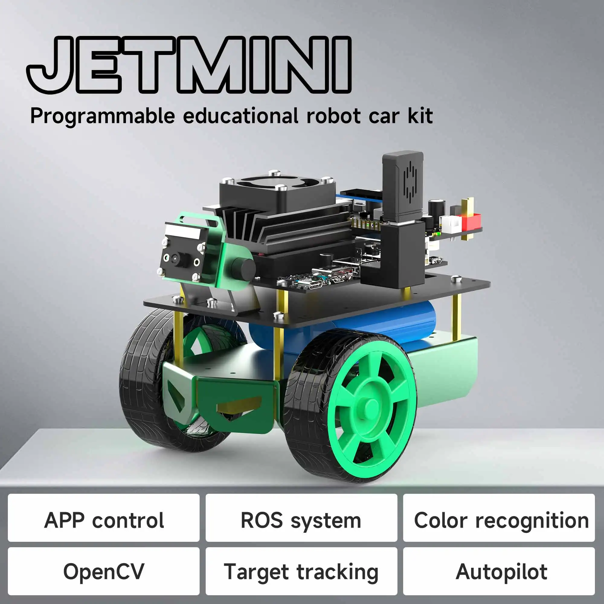 Jetbot-MINI-AI-Visual-Car-Educational-ROS-Robot-Kit-Adopt-OpenCV-and-Python3-Programming-Support ...