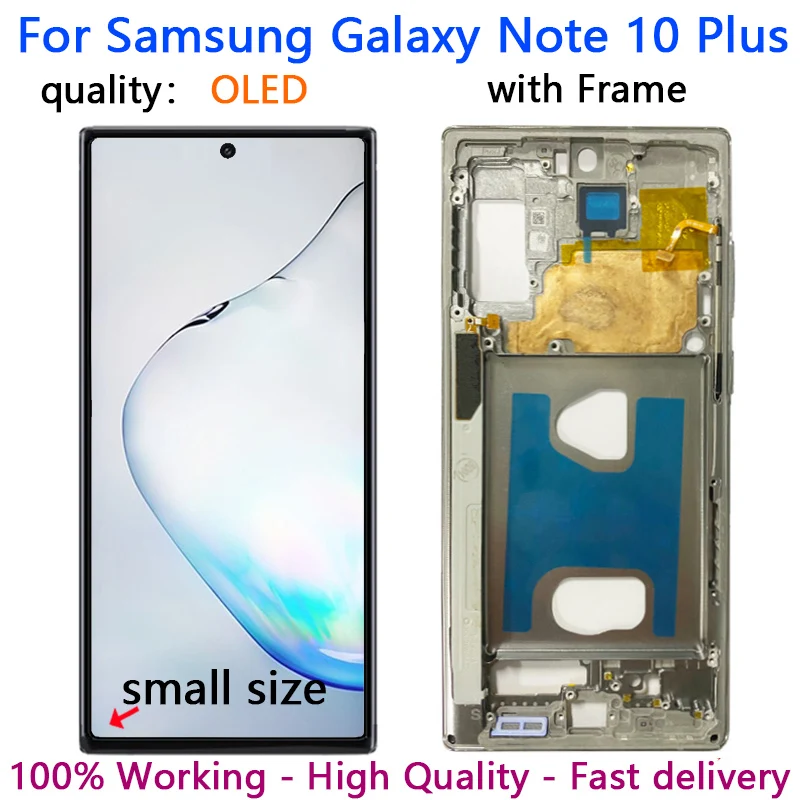 super-AMOLED-With-Frame-For-Samsung-Galaxy-note-10-Plus-Display-note-10 ...