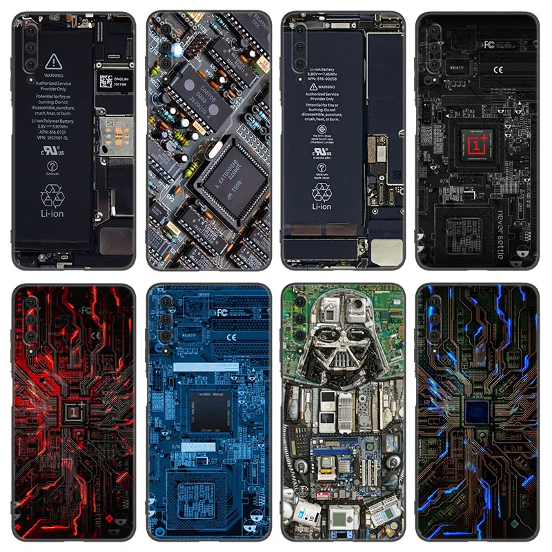 Motherboard-Circuit-Board-Phone-Case-For-Huawei-Y6-Y7-Y9-Prime-Y5-2018 ...