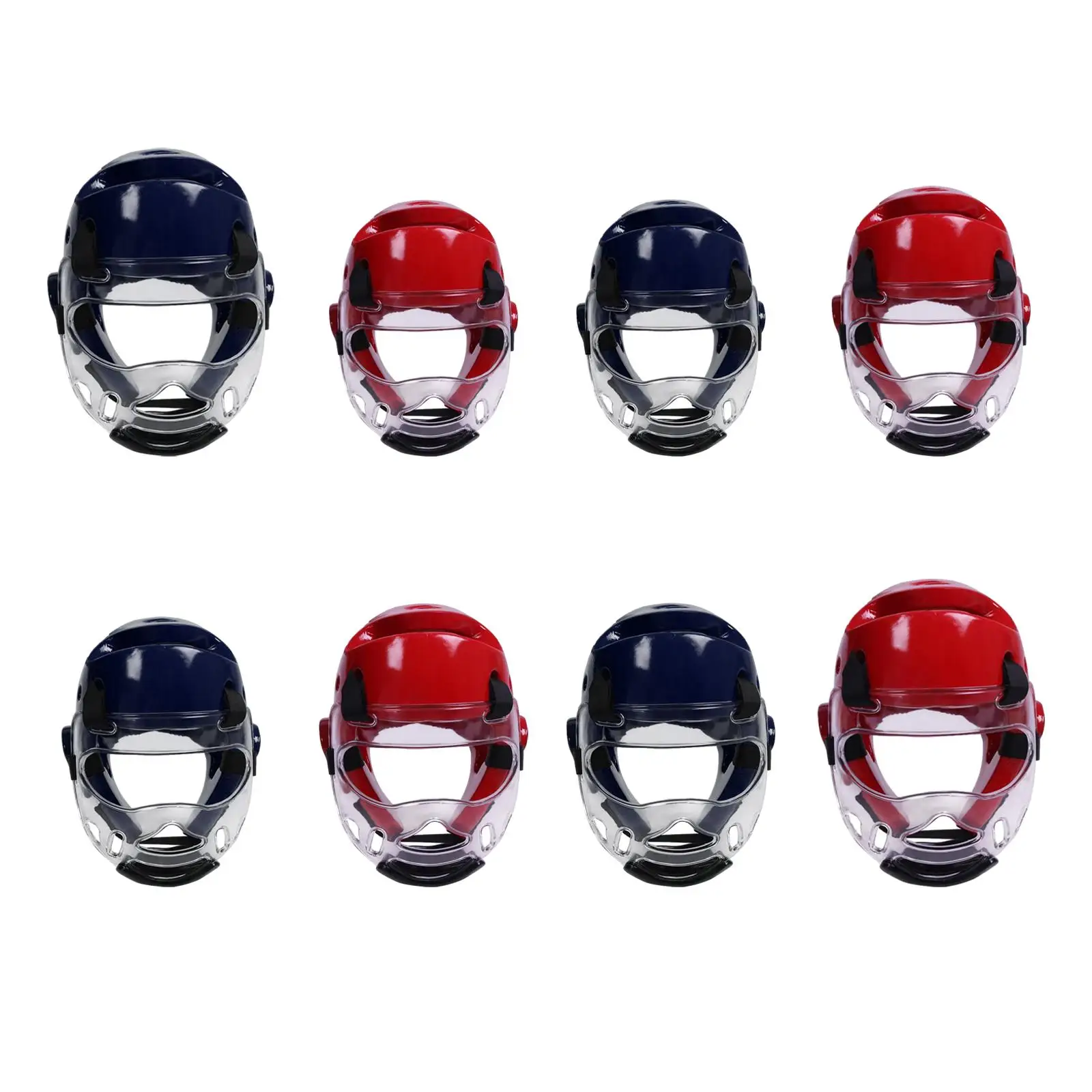 Karate Headgear Removable Mask with Mask Soft Professional Protective ...