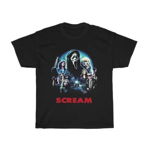 Scream-Movie-ShirtHorror-Movie-Shirtvintage-gift-for-men-women-unisex ...