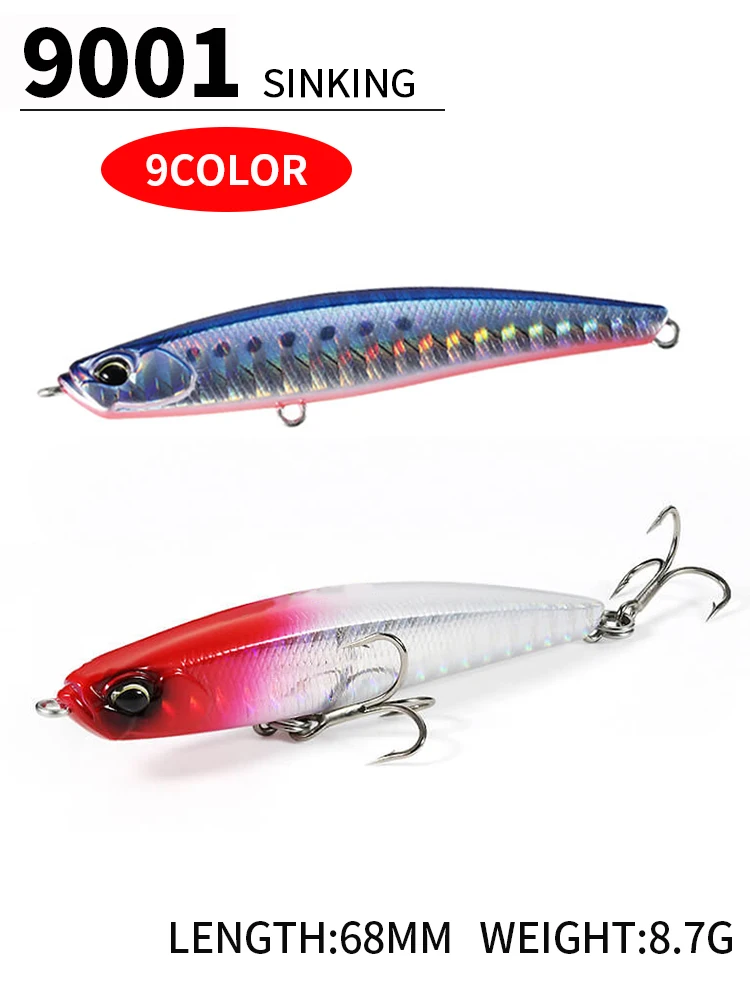 1Pcs-68mm-8-7g-Sinking-Pencil-Fishing-Lure-Stickbait-Pesca-Fishing ...