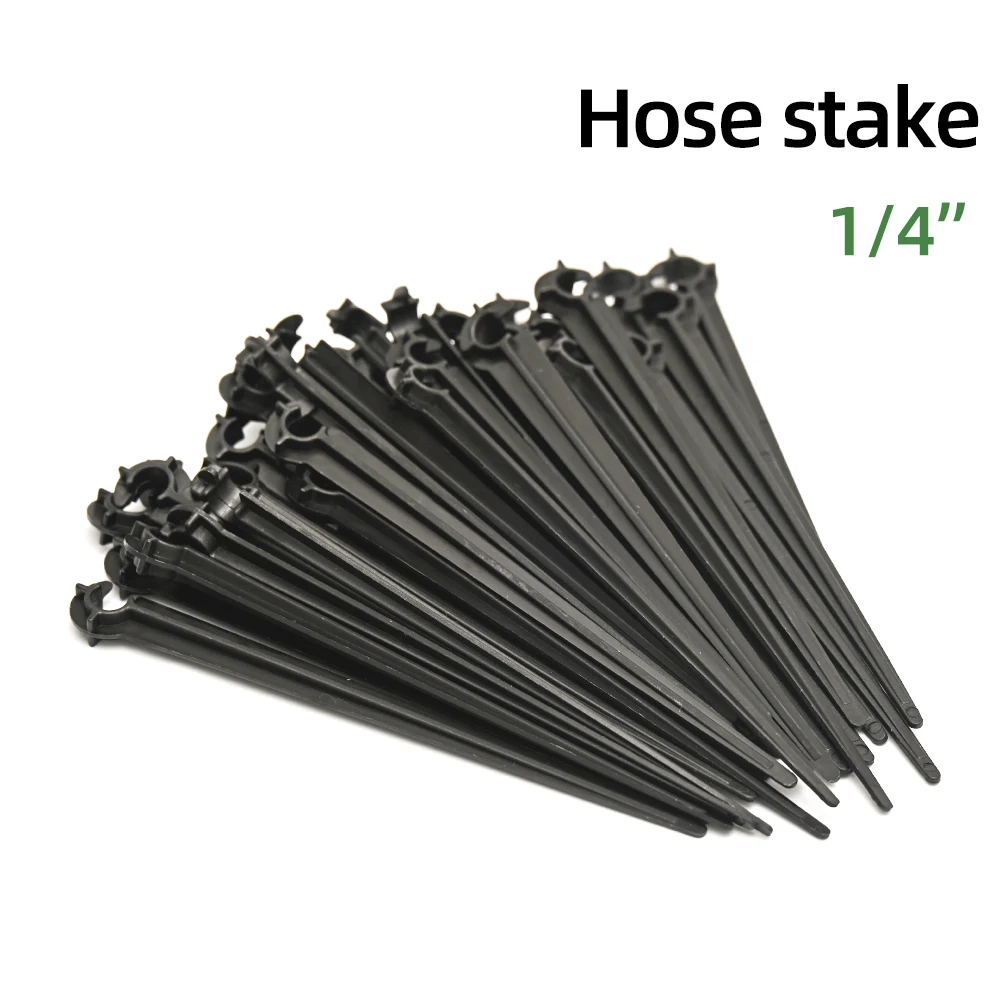 1-4-PVC-Hose-Connector-Stake-Automatic-Drip-Irrigation-Connectors ...