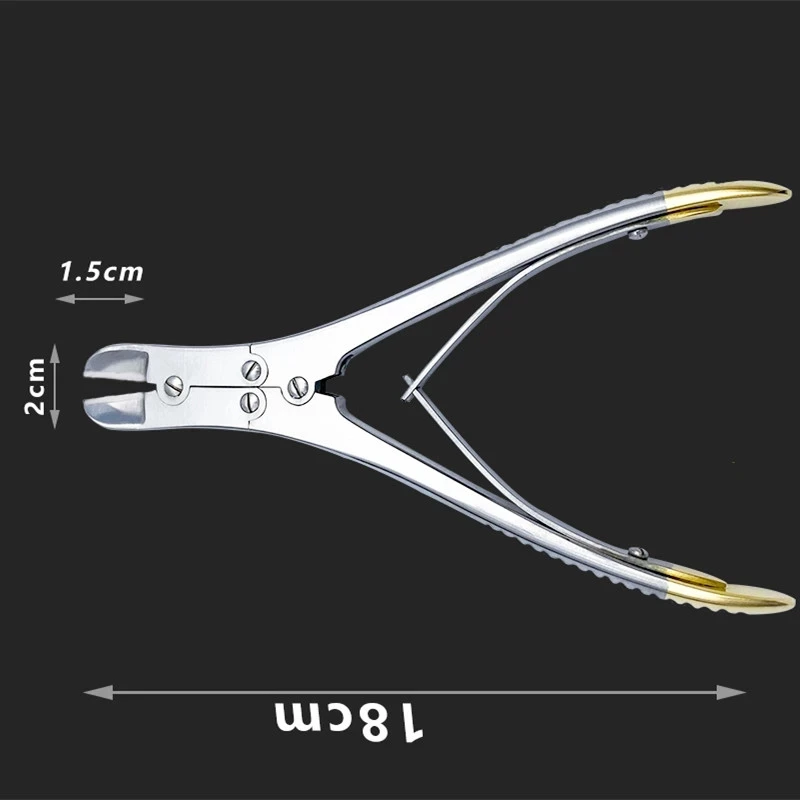 Plate pin cutting plier tc gold implant cutter side and end cutting ...